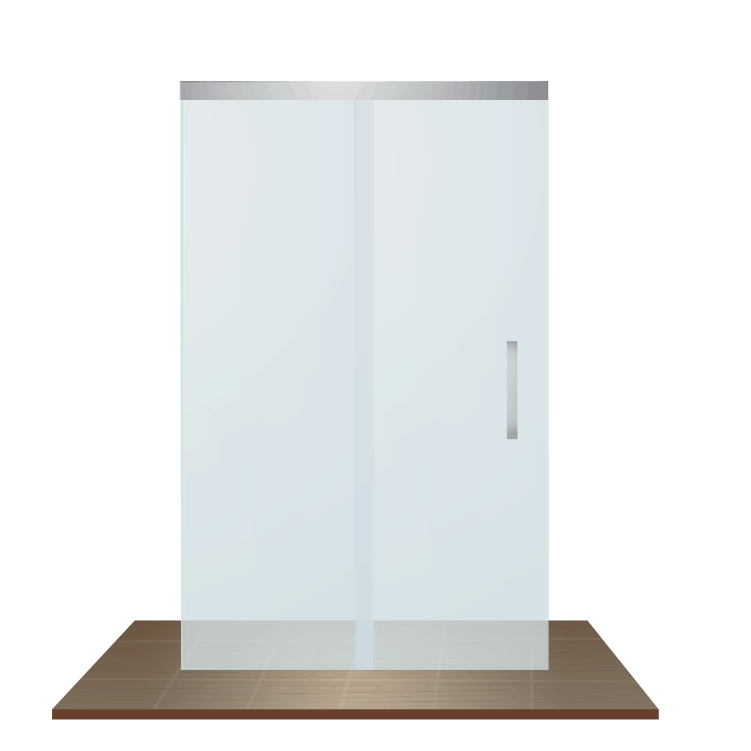 Inline Shower - Viridian Glass