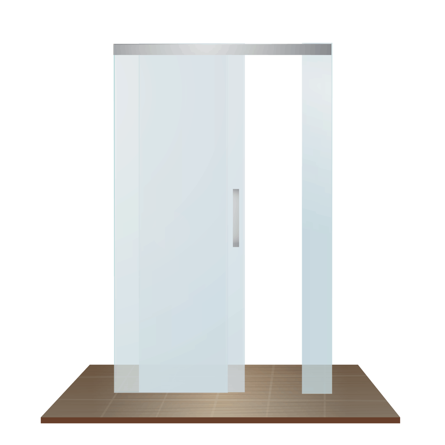 Inline Shower - Viridian Glass